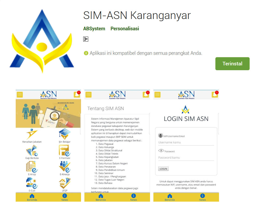 SIM ASN KABUPATEN KARANGANYAR